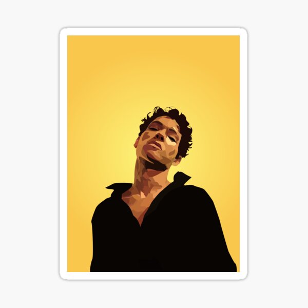 "Omar Rudberg Flat Art" Sticker for Sale by SoluxStudios | Redbubble