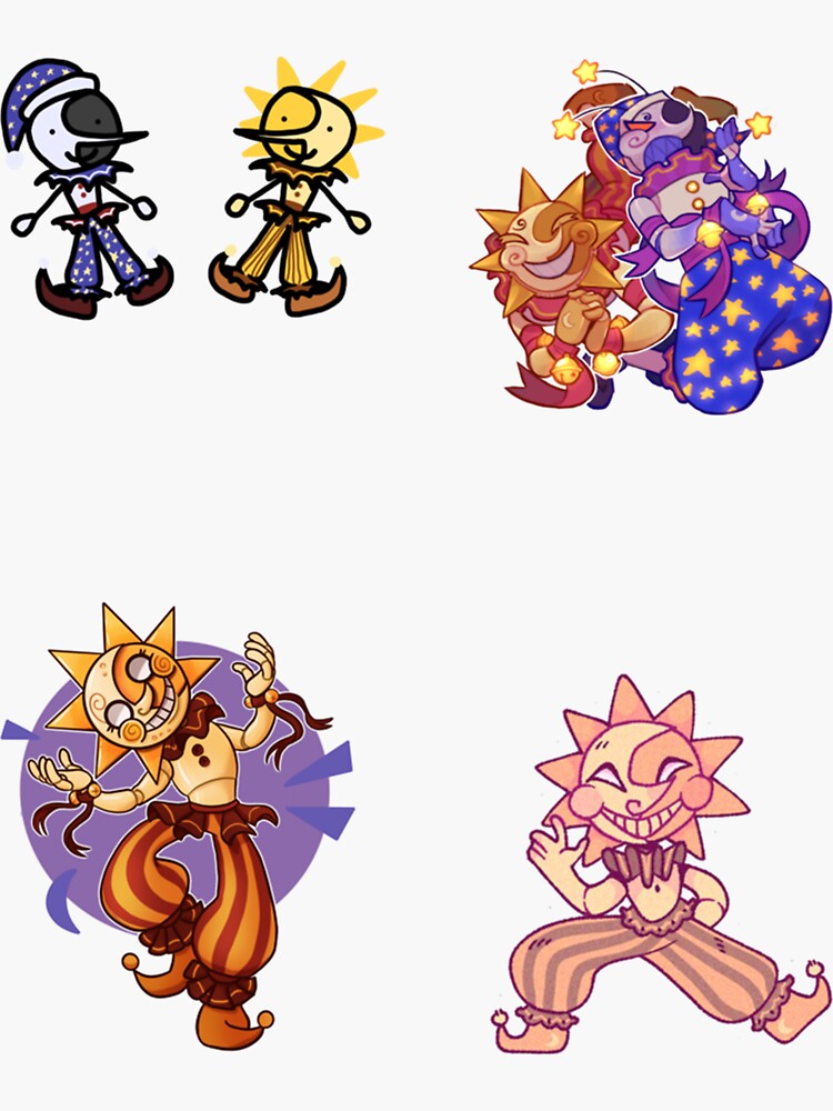 "fnaf security breach monty sundrop--" Sticker for Sale by Arielwood ...