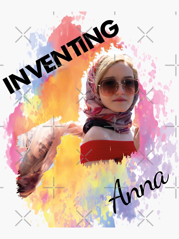"Inventing Anna" Sticker for Sale by ShoppingStars1 | Redbubble