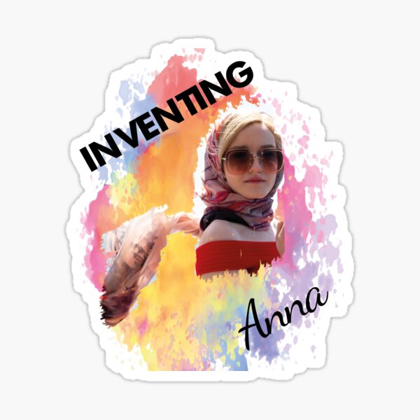 "Inventing Anna" Sticker for Sale by ShoppingStars1 | Redbubble