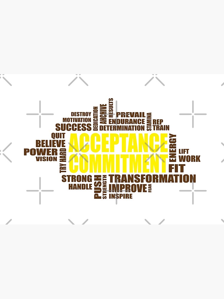 "Acceptance And Commitment" Poster for Sale by ThomasCristal | Redbubble