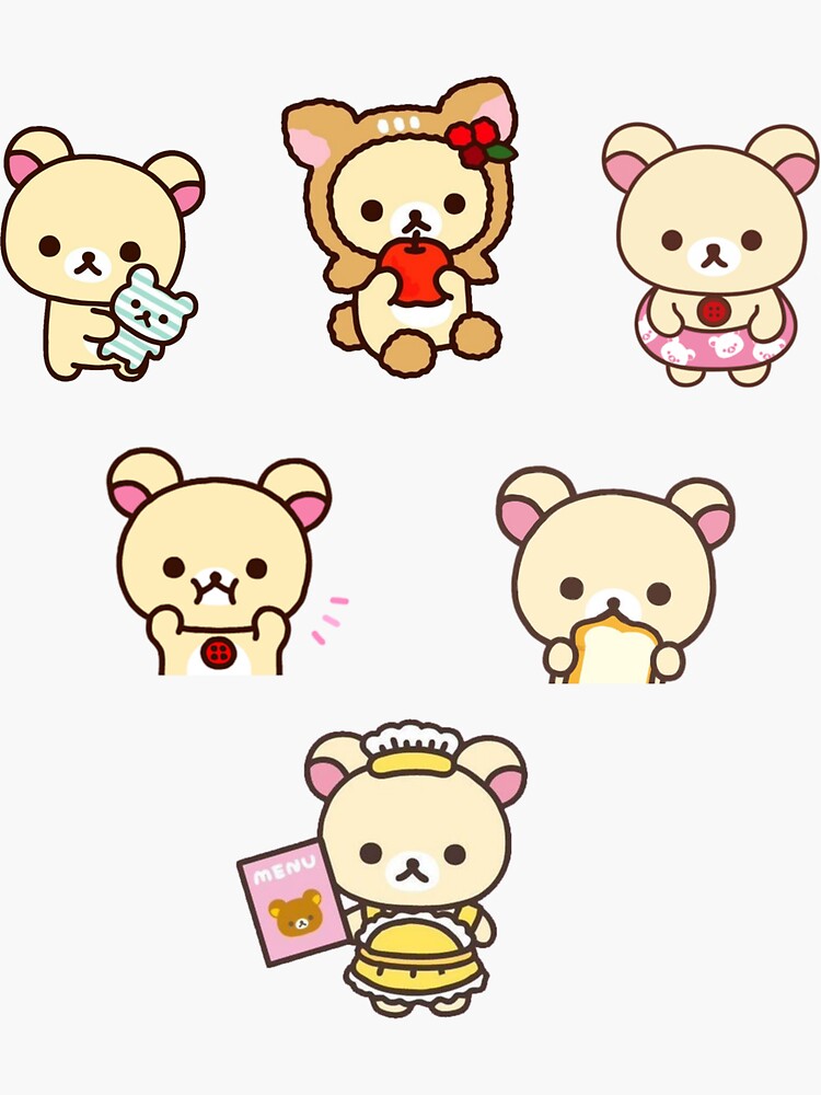 "Korilakkuma" Sticker by Gamehamza | Redbubble