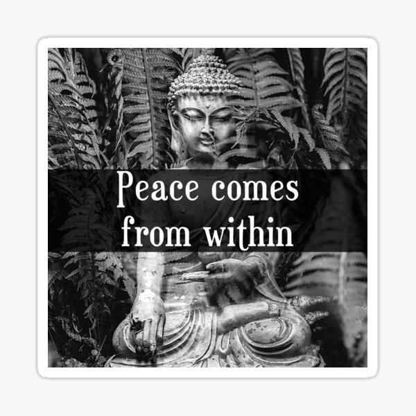"Stoic philosophy quotes peace design" Sticker for Sale by iliosGames ...