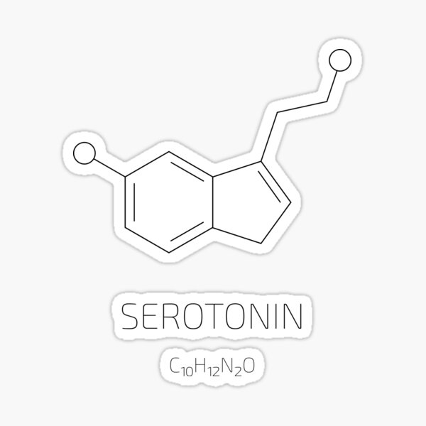 "Serotonin" Sticker by Tangerie | Redbubble