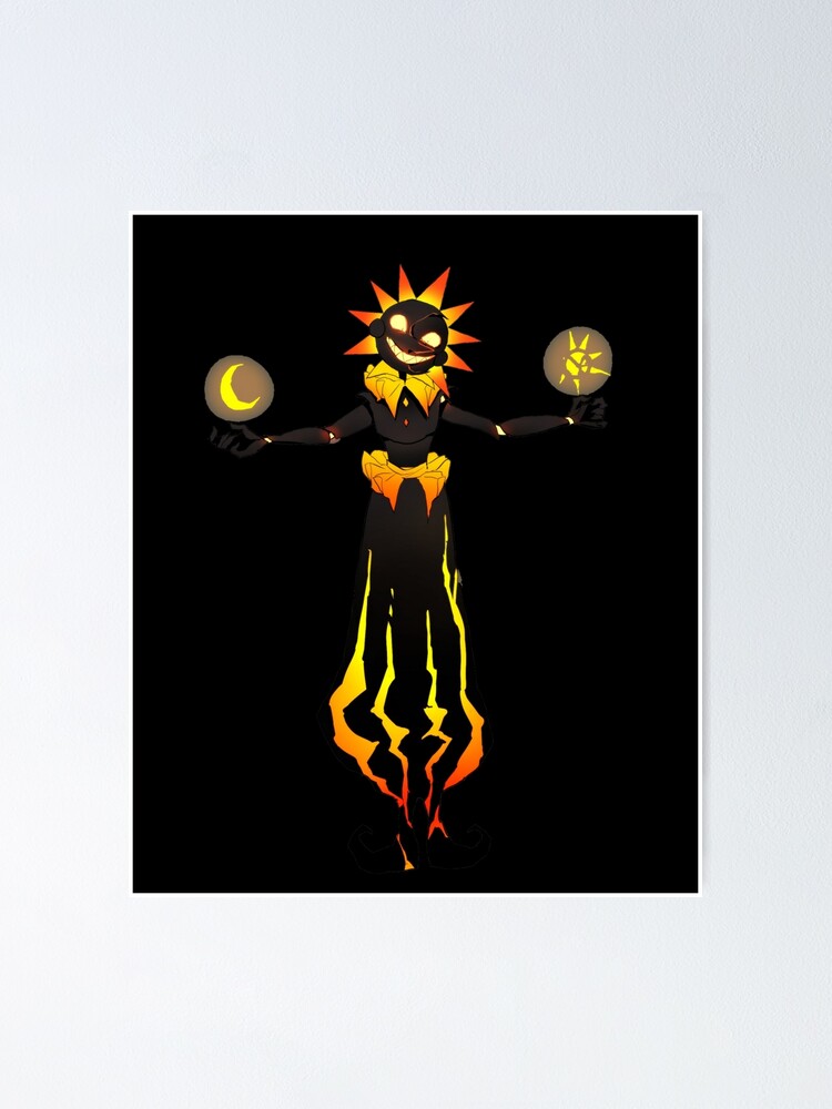 "Fnaf Security Breach Sun And Moon" Poster by Bellla-m | Redbubble