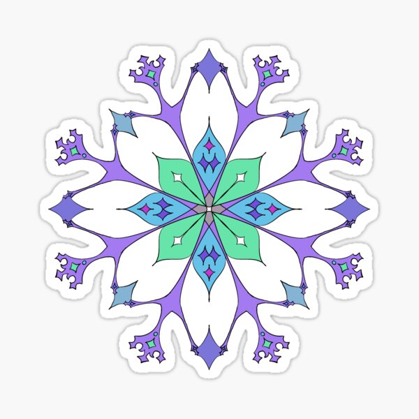 "Snow queen snowflake " Sticker by Deadlykisses77 | Redbubble