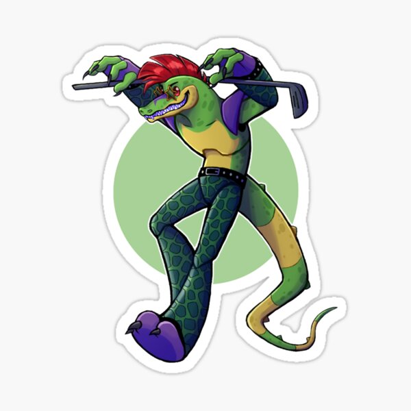 "Fnaf Monty " Sticker for Sale by Arielwood | Redbubble