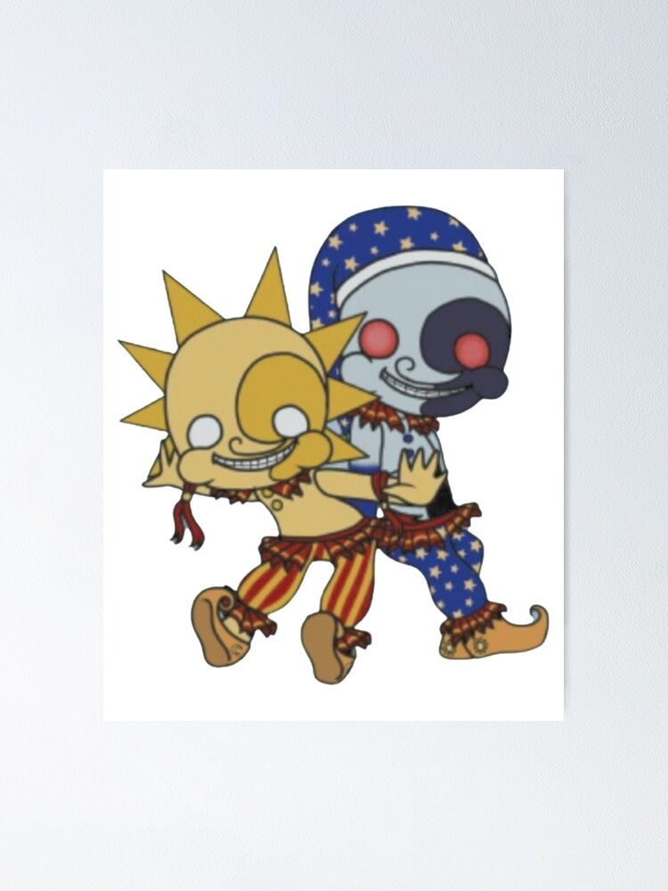 Póster «Linda brecha de seguridad fnaf sol y luna chibi - sol y luna ...