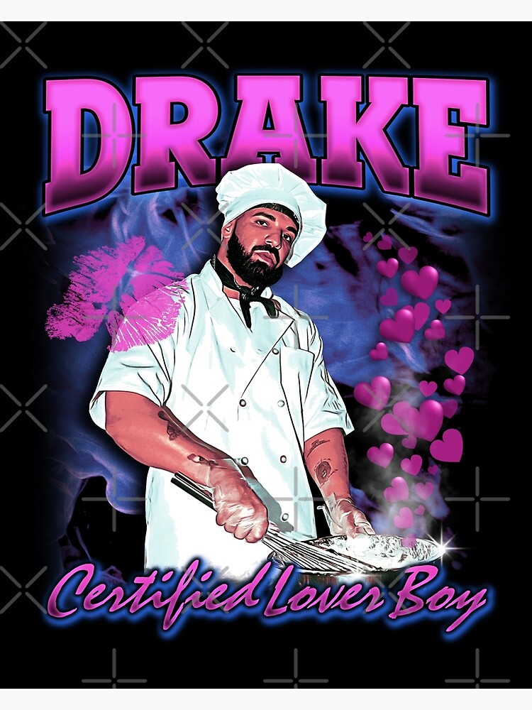 "Drake CLB Vintage 90s Bootleg Design" Poster for Sale by Bootlegsby666 ...