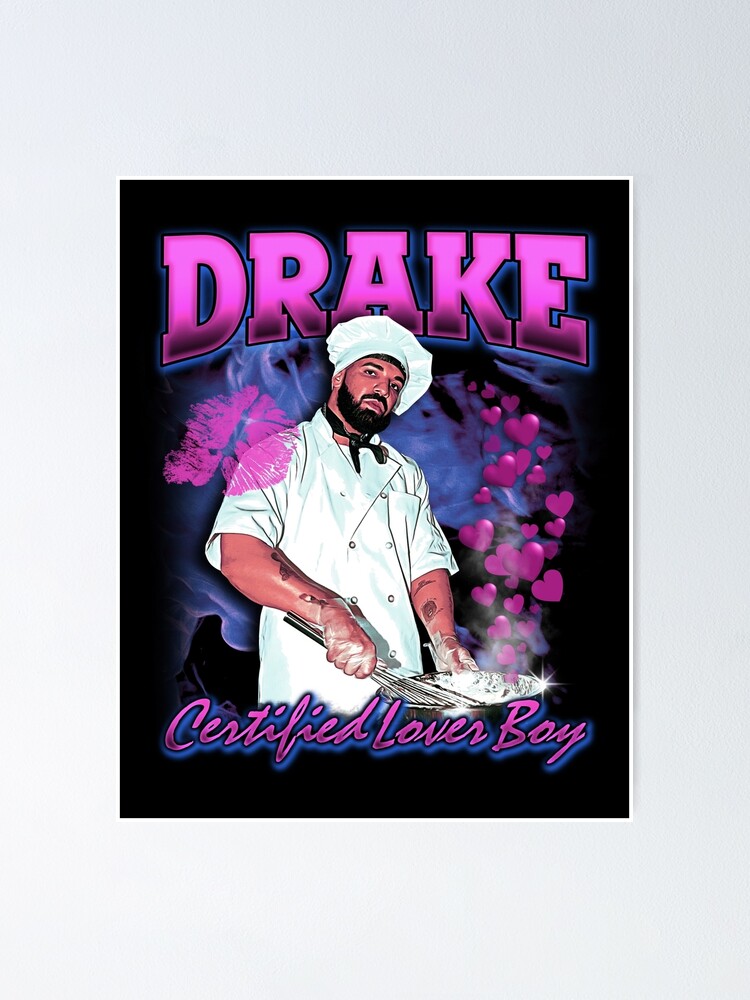 "Drake CLB Vintage 90s Bootleg Design" Poster for Sale by Bootlegsby666 ...