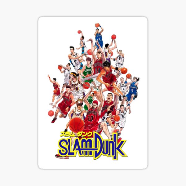 "Slam Dunk" Sticker for Sale by taroxstudio | Redbubble