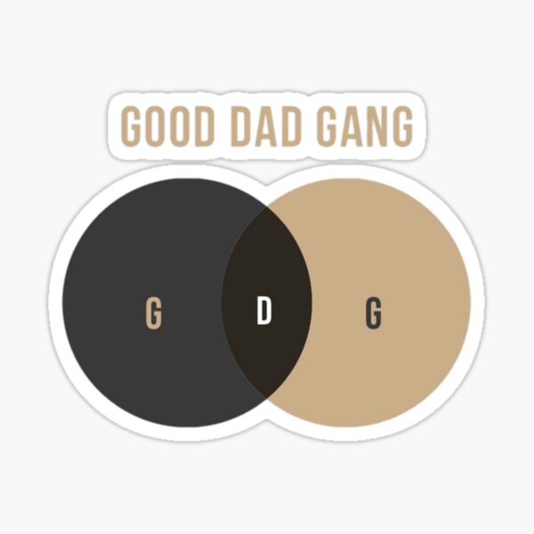 "Good dad gang cute" Sticker by Kd-ishert | Redbubble