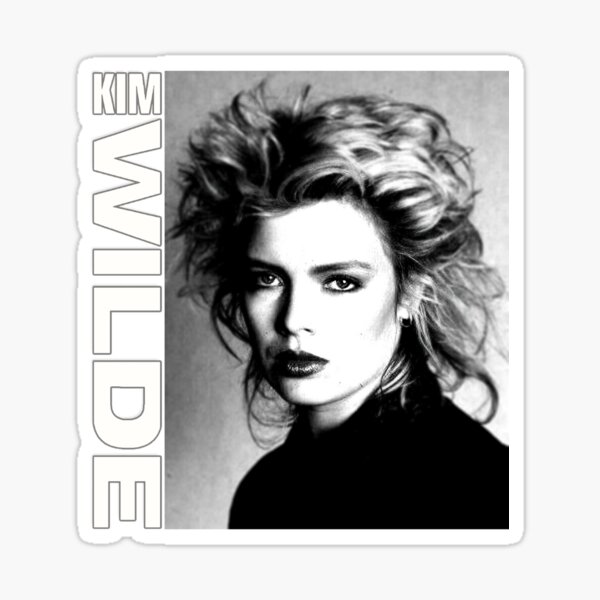 "Kim Wilde" Sticker by MicTraumstein | Redbubble