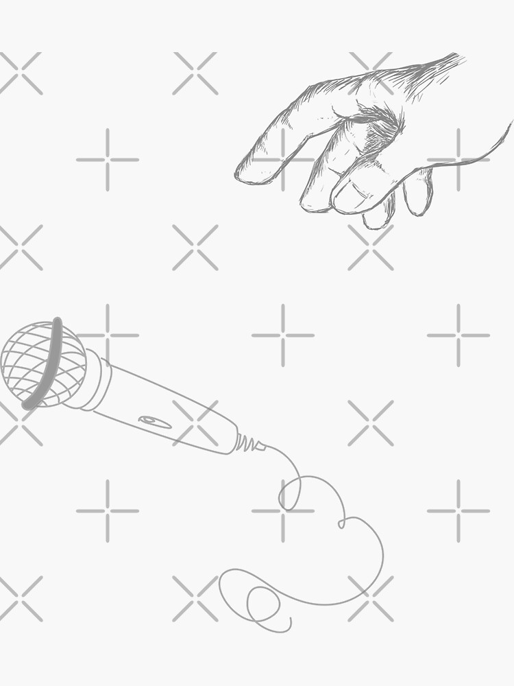 "Mic Drop" Sticker for Sale by StreetTrader | Redbubble