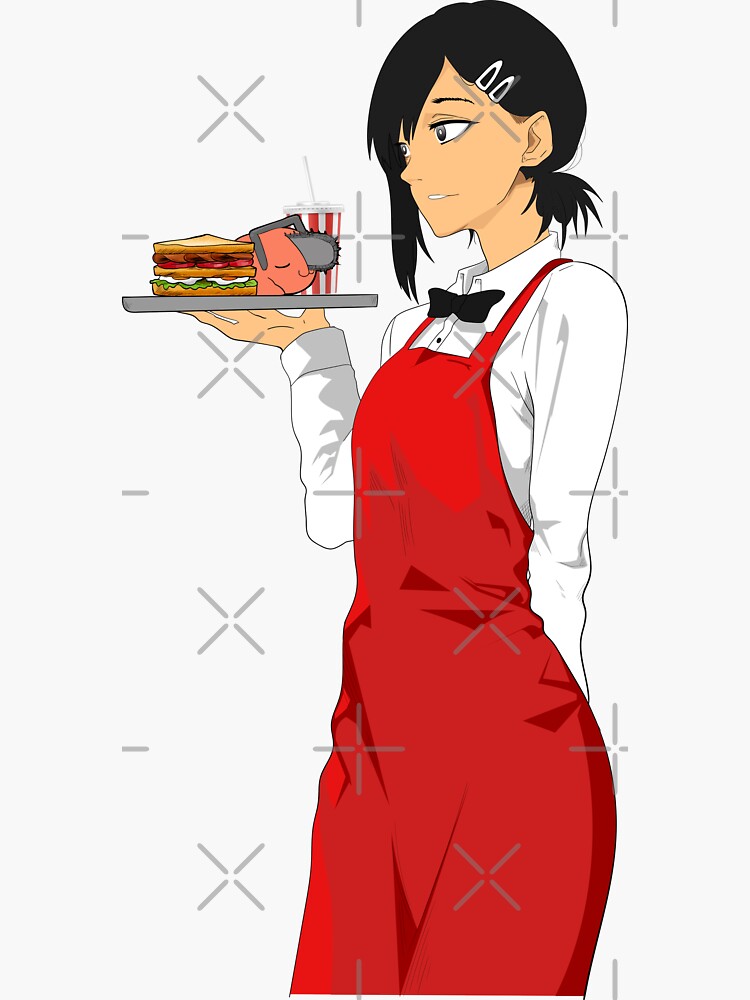 "Kobeni - Chainsaw Man" Sticker for Sale by THEMADBRUSH | Redbubble