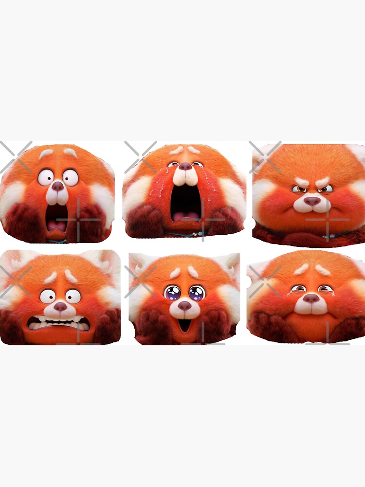 "happiness red - very angry red - crying red - Turning red ,Turning red ...