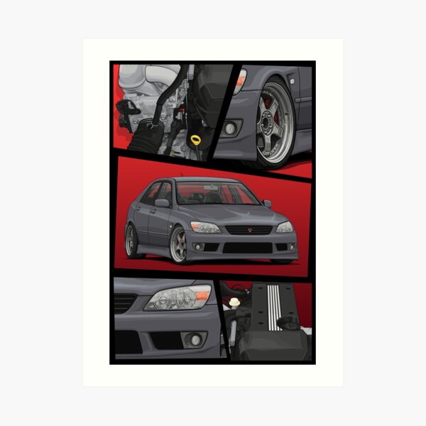 "Altezza RS200 X Beams 3sge Engine " Art Print by ArtyMotive | Redbubble