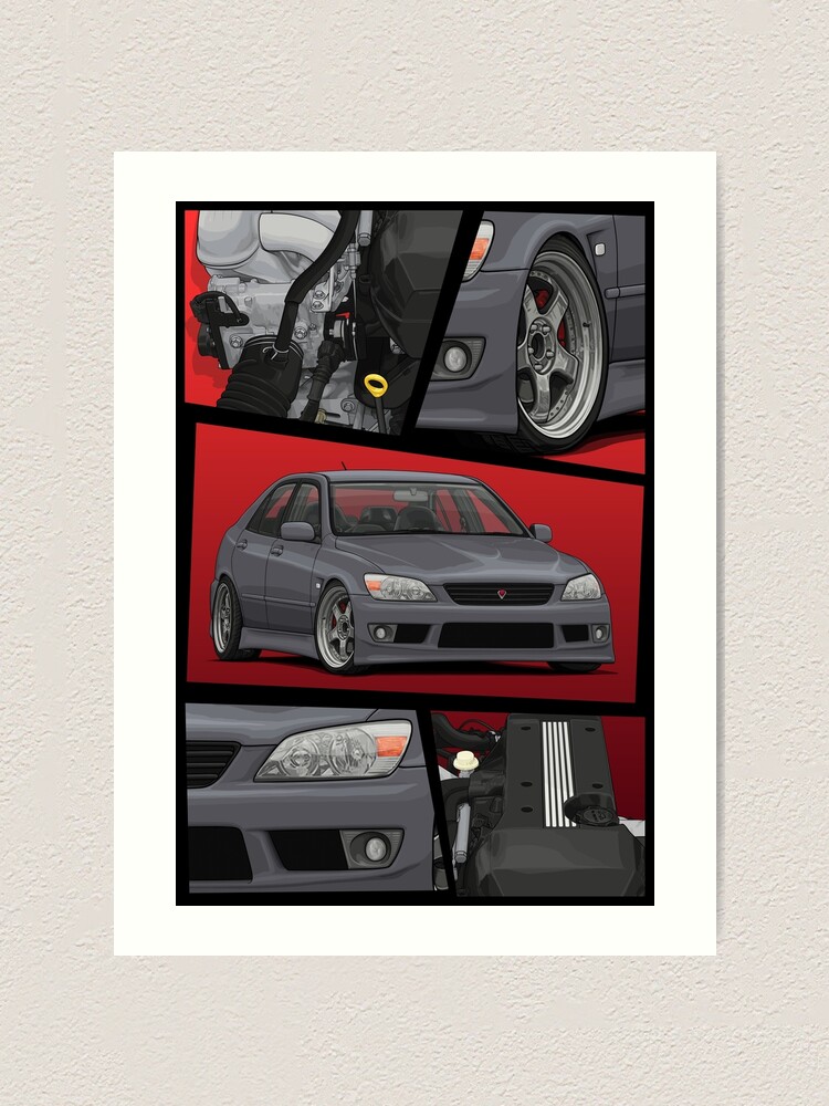 "Altezza RS200 X Beams 3sge Engine " Art Print by ArtyMotive | Redbubble