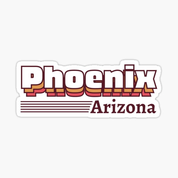 "Phoenix Arizona" Sticker for Sale by catherinekifer | Redbubble