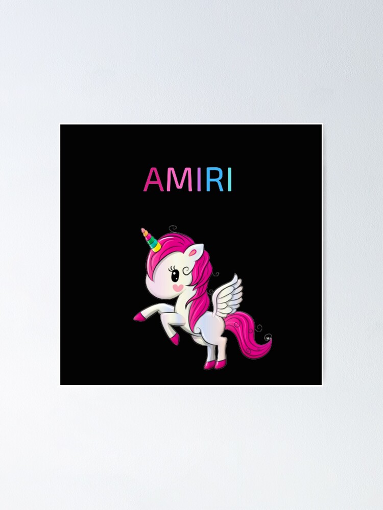 "AMIRI" Poster for Sale by FOUFIFIFOU | Redbubble