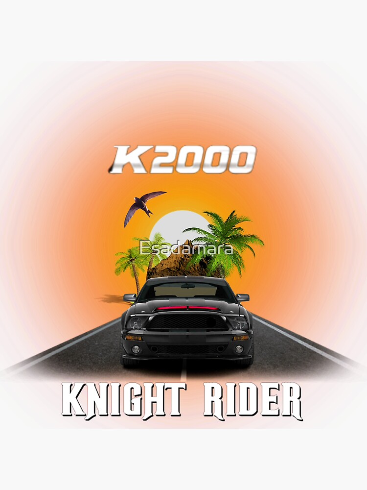 "K2000 TV series" Sticker by Esadamara | Redbubble