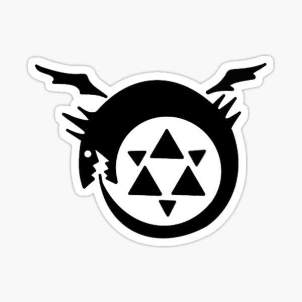 "Full Metal Alchemist Homunculus" Sticker by hackedbyna | Redbubble