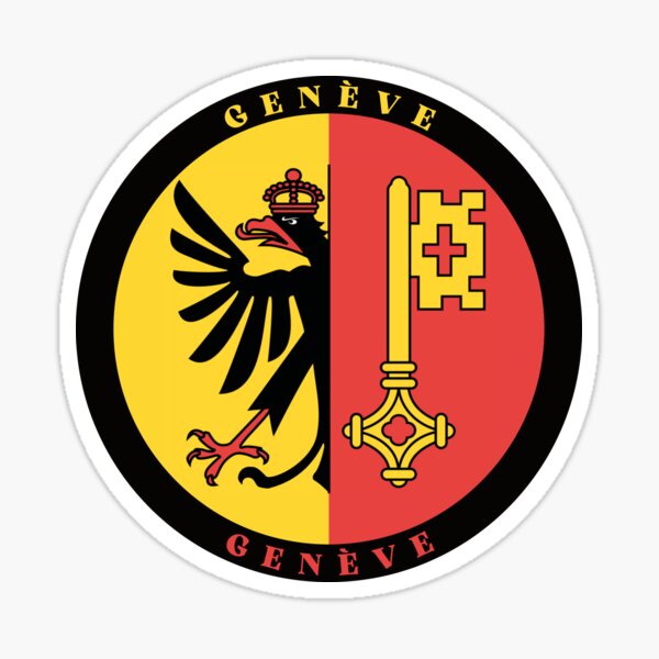 "Swiss Canton of Geneva" Sticker by FedSherDesign | Redbubble
