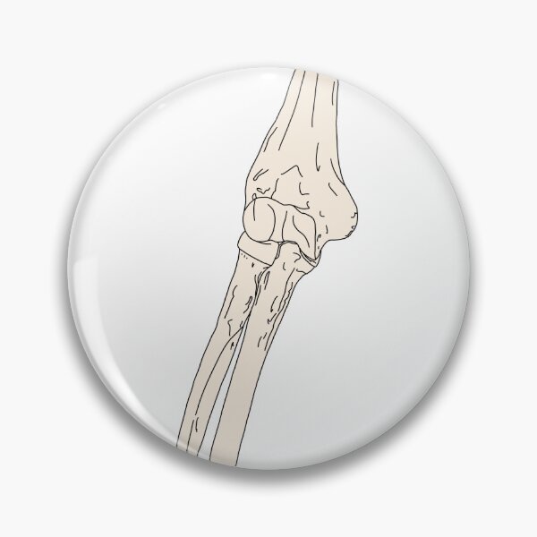 "Elbow Joint Line Art, Minimalist Humeroradial Humeroulnar Skeleton ...
