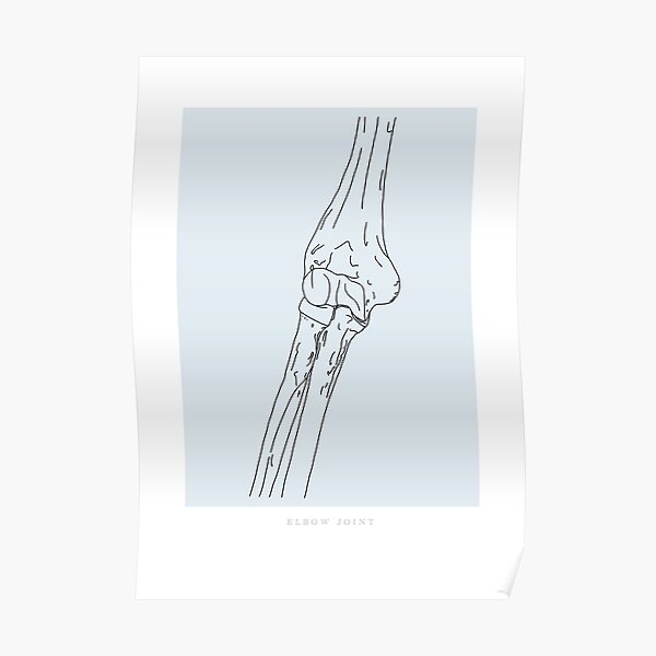 "Elbow Joint Line Art, minimalistisches Humeroradial Humeroulnar ...