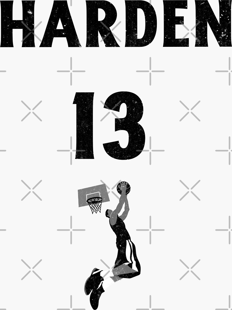 "HARDEN 13 Best design shirt for fans they like basketball ." Sticker ...