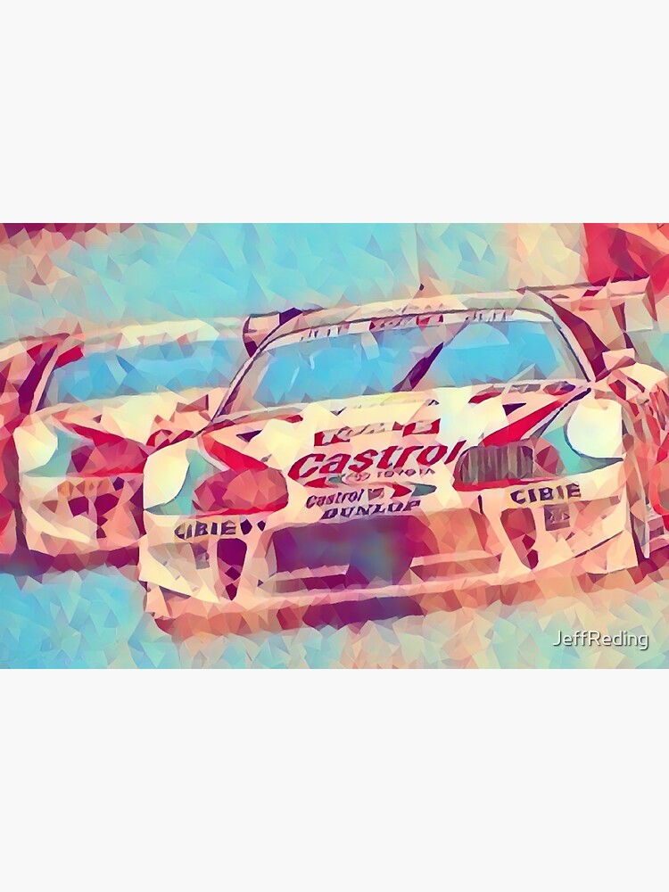 "Castrol Toyota Supra GT500 Racing Car" Sticker for Sale by JeffReding ...