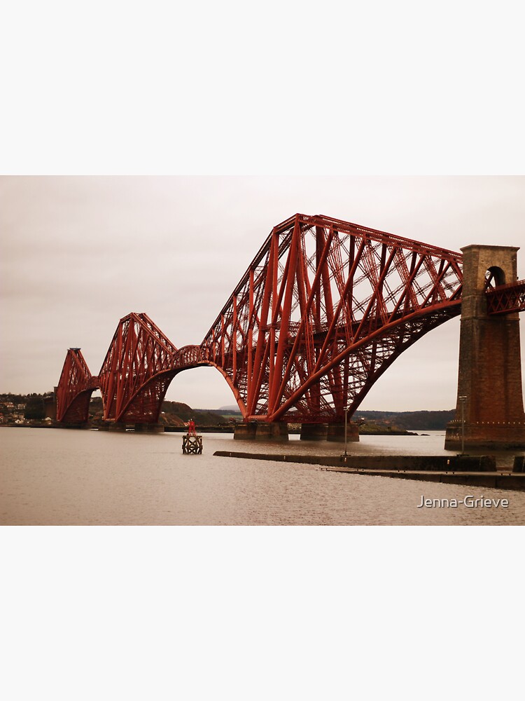 "Fourth Rail Bridge" Sticker by Jenna-Grieve | Redbubble