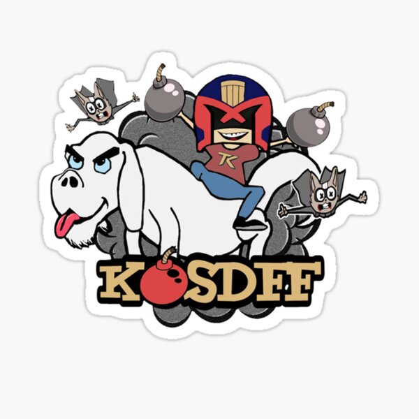 "Kosdff Logo" Sticker for Sale by CMartin19 | Redbubble