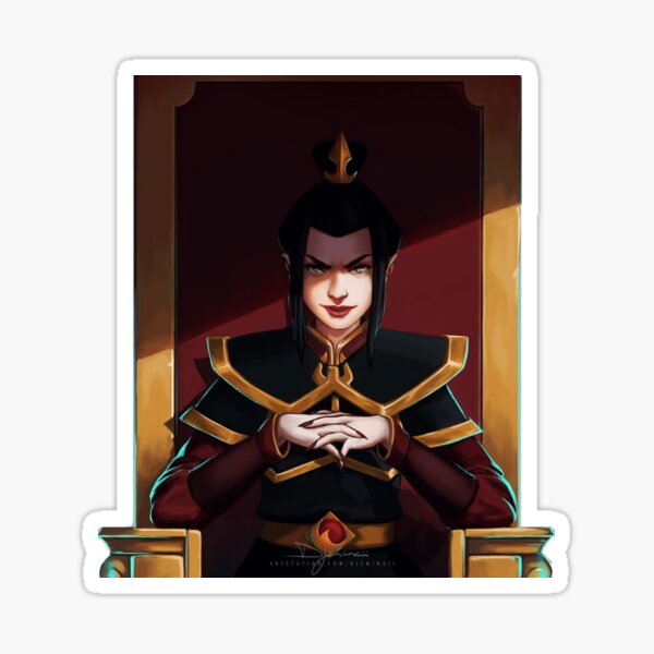 "the last airbender - firelord azula " Sticker for Sale by Goodlife4you ...