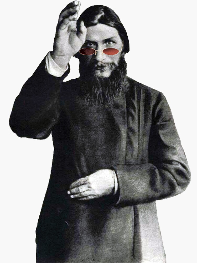 "Ra Ra Rasputin " Sticker by anniekwheeler | Redbubble