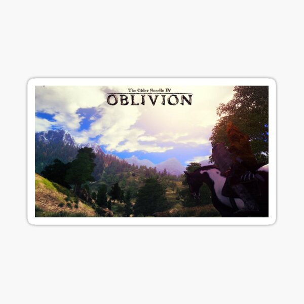 "The Elder Scrolls Oblivion " Sticker by Alfi-Red | Redbubble