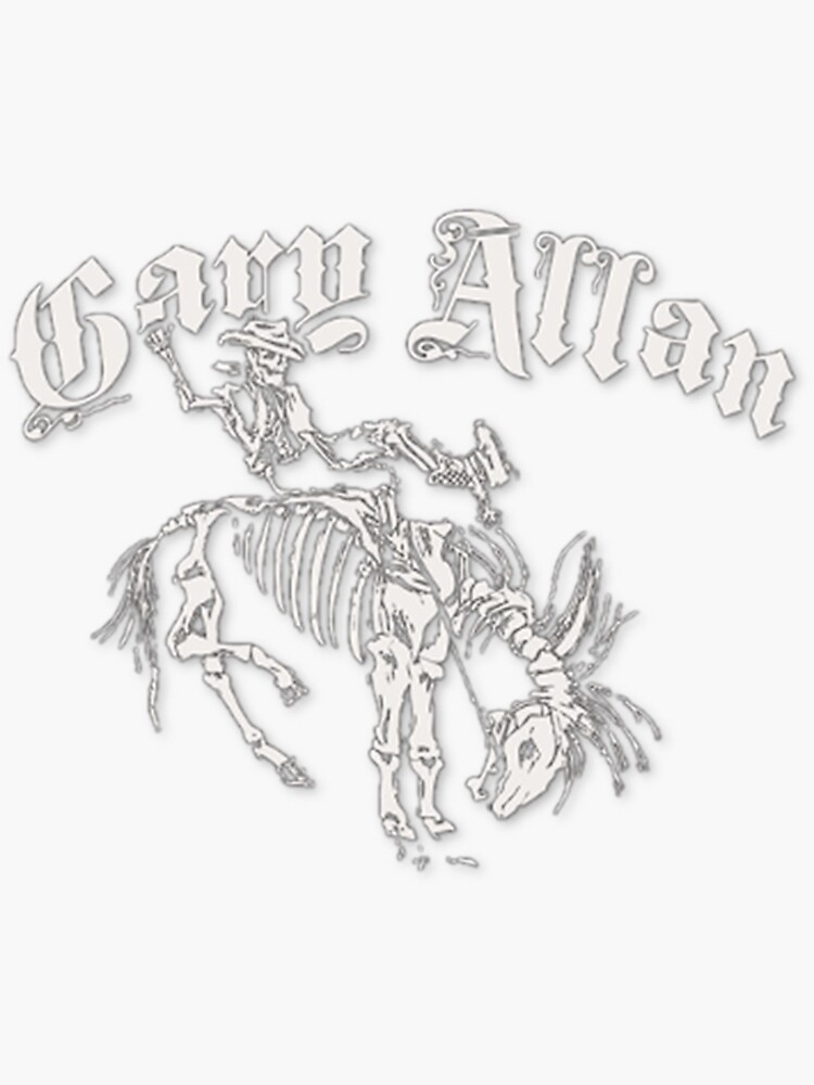 "Gary Allan Gary Allan Logo Sticker" Sticker by minamonroe | Redbubble