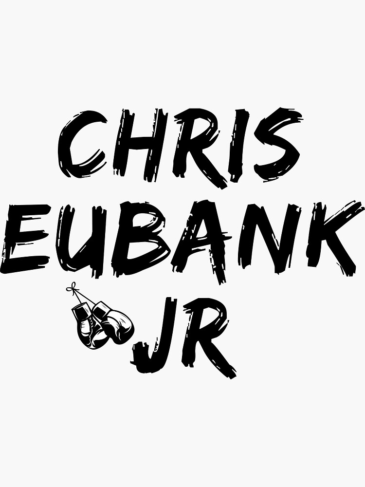 "CHRIS EUBANK JR" Sticker by GRADA007 | Redbubble