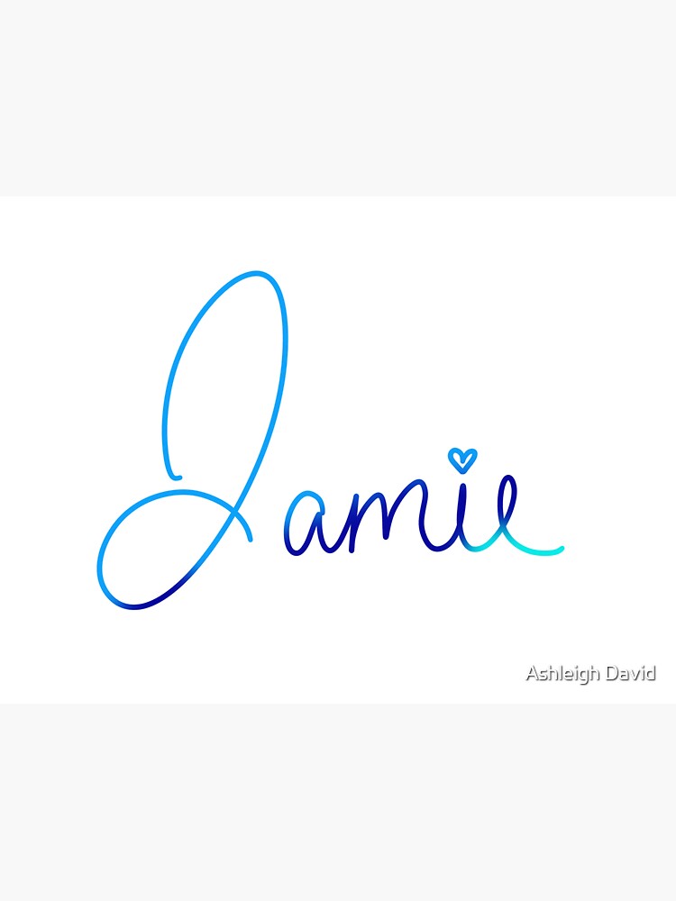 "Jamie name" Sticker by ashleighmarie82 | Redbubble