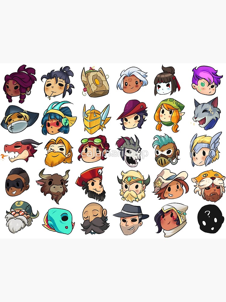 "All Brawlhalla Legends " Art Print by calamari-pop | Redbubble