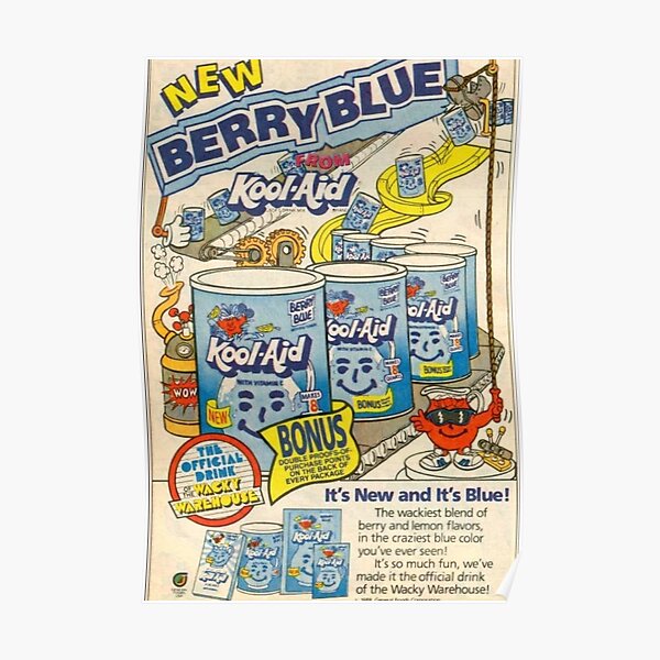"kool aid" Poster for Sale by iidakoponen | Redbubble