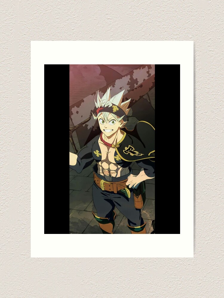 "black clover asta " Art Print for Sale by yahya-zegai | Redbubble