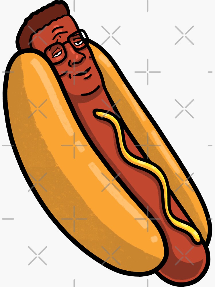 "Hank Dog" Sticker for Sale by jordanlbender | Redbubble