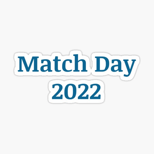 "Match Day 2022" Sticker for Sale by Poojashahhh | Redbubble