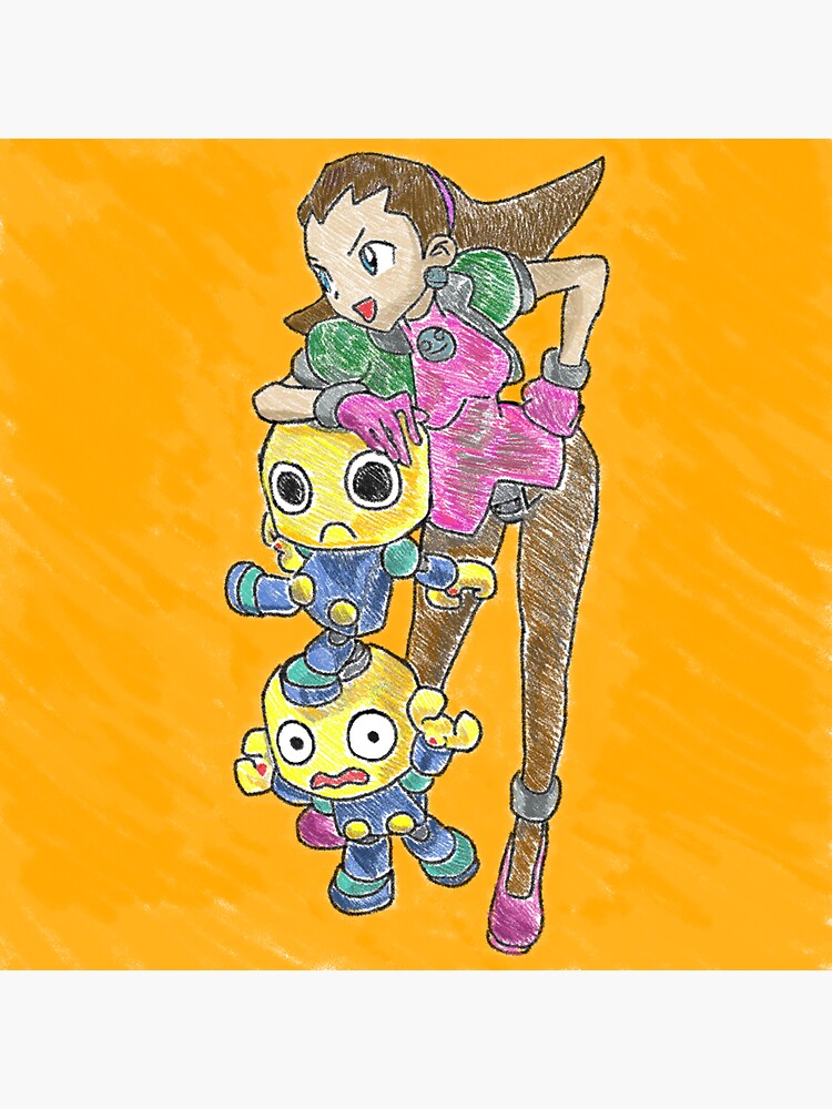 "Tron Bonne and Servbots Marvel VS Capcom 2" Sticker by superneph ...