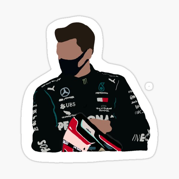 "George Russell Mercedes " Sticker for Sale by salwadin | Redbubble