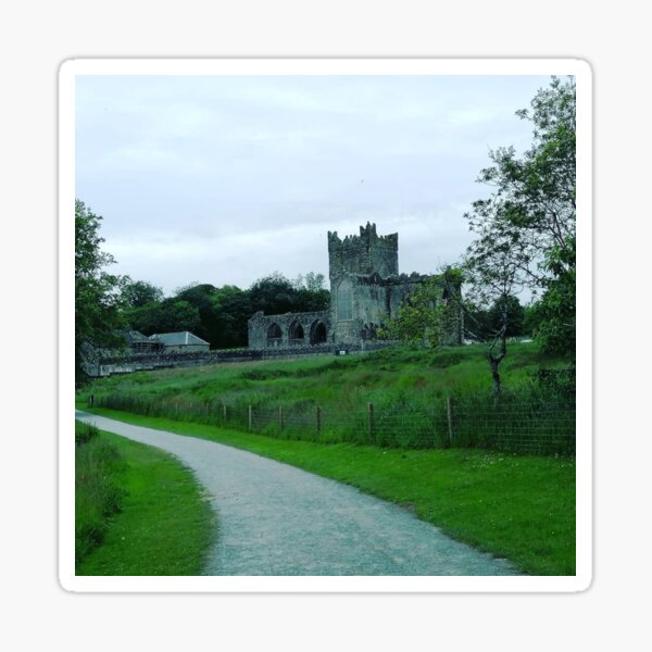 "Abbey " Sticker by Thepurplepig | Redbubble