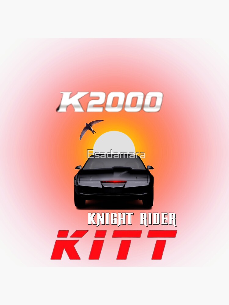 "Knight rider K2000 tv series" Sticker by Esadamara | Redbubble