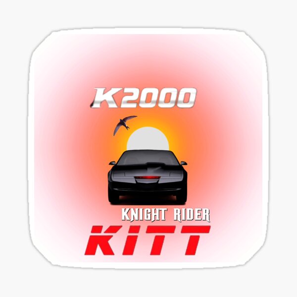 "Knight rider K2000 tv series" Sticker by Esadamara | Redbubble