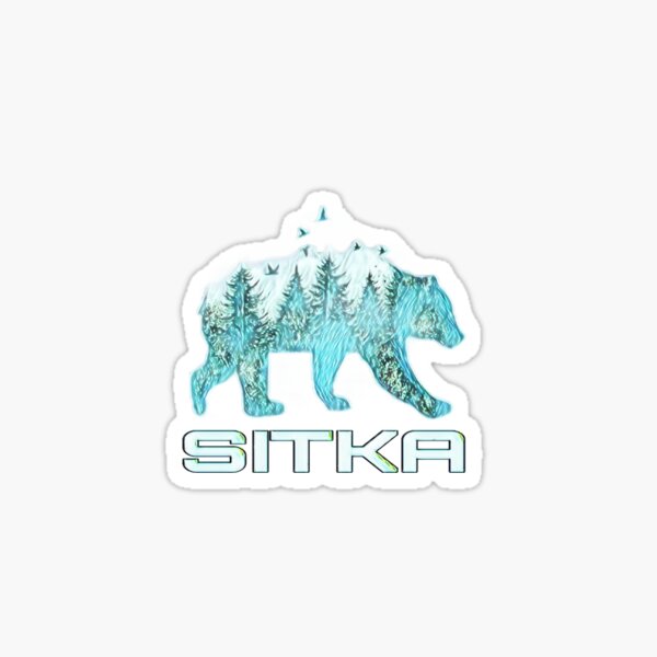 "Brown bears of Sitka 3 " Sticker for Sale by OrnateCaritate | Redbubble